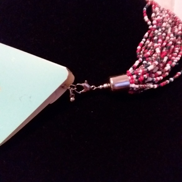 Spring Street | Jewelry | Spring Street Red White Blue Bead Necklace ...